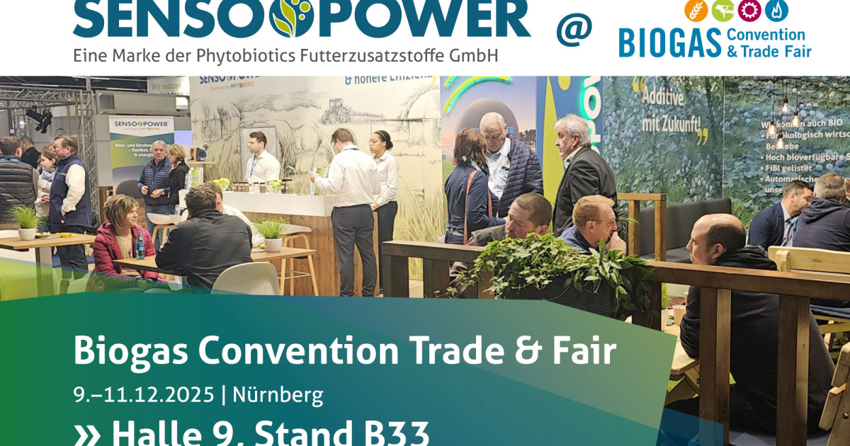 Wir sind auf der BIOGAS Convention & Trade Fair 2025! | Sensopower